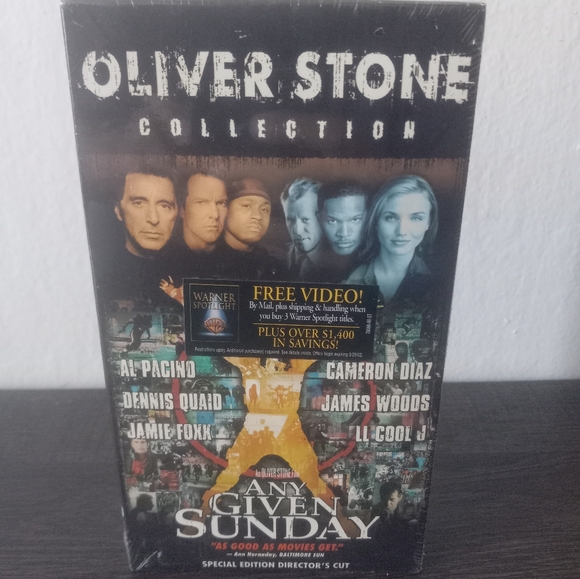 vhs | Media | 200 Oliver Stone Collection Any Given Sunday Directors ...